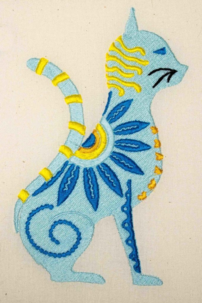 Zen Cat - Doodle Threads